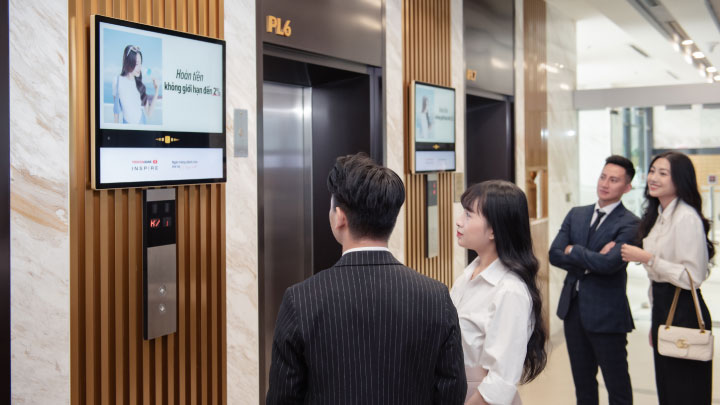 The elevator media channel solves the problem of "ads skipping"